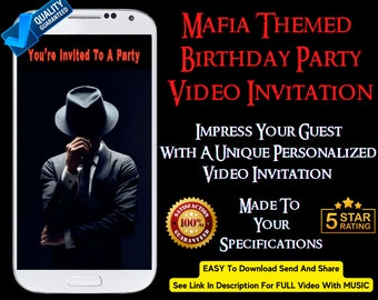 Mafia Themed Birthday - Etsy