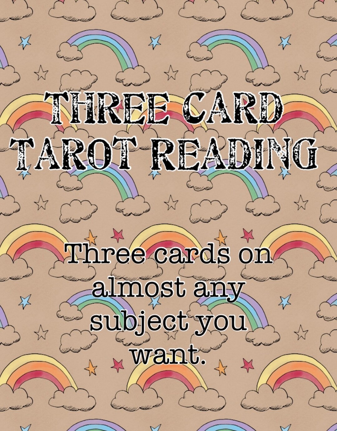 Three Card Tarot Reading - Etsy