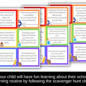 Back to School Scavenger Hunt - Etsy