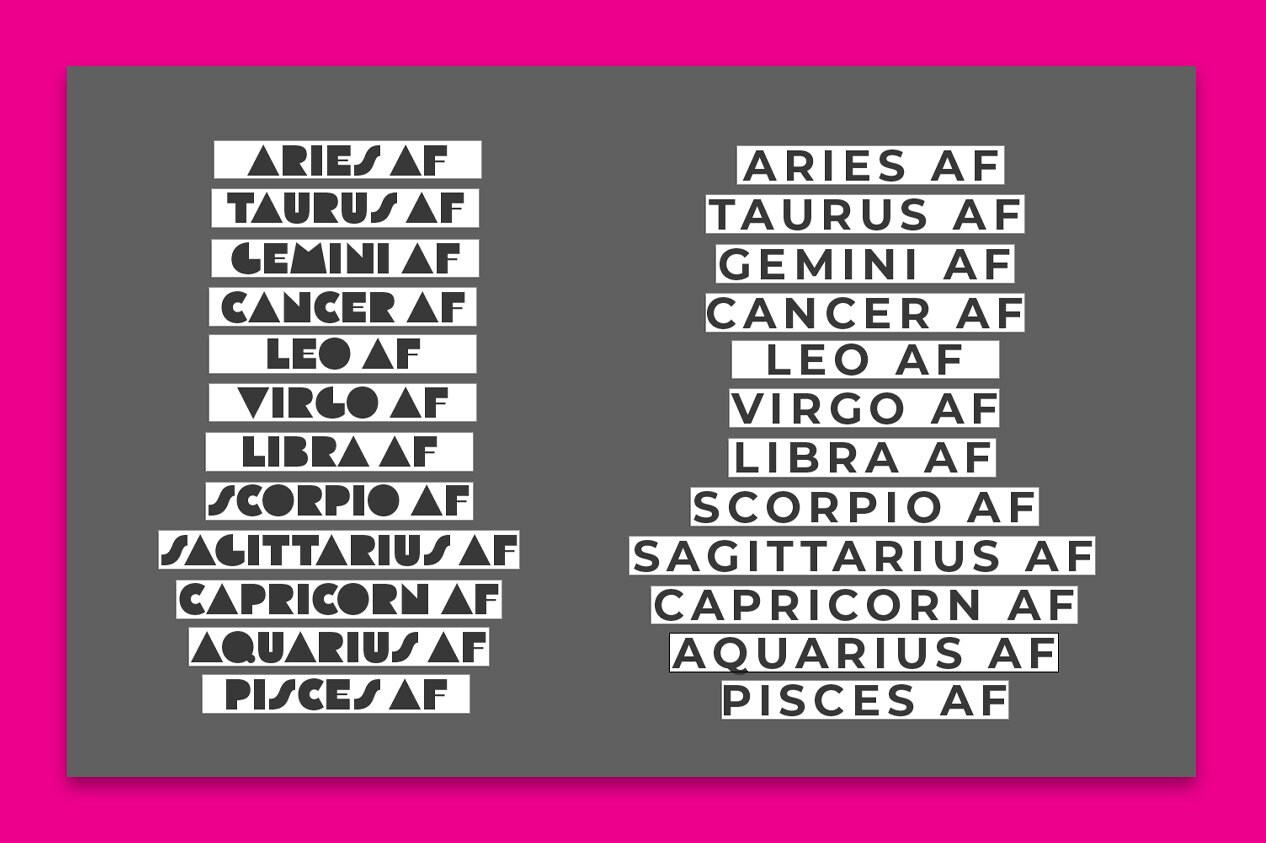 Printable Zodiac AF Signs Bundle Svg Png Eps Pdf Cricut - Etsy