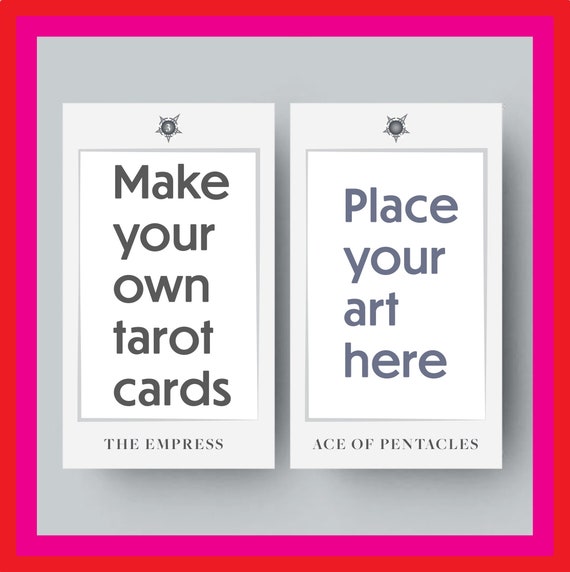 Printable Blank Tarot Cards Make Your Own Tarot Cards DIY Etsy Printable Blank Tarot Cards Make Your Own Tarot Cards DIY Etsy