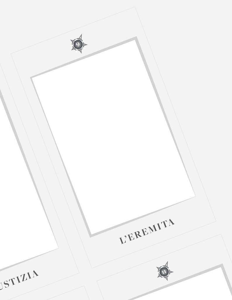 Blank Tarot Cards Printable, DIY Deck (digital Download) - Etsy