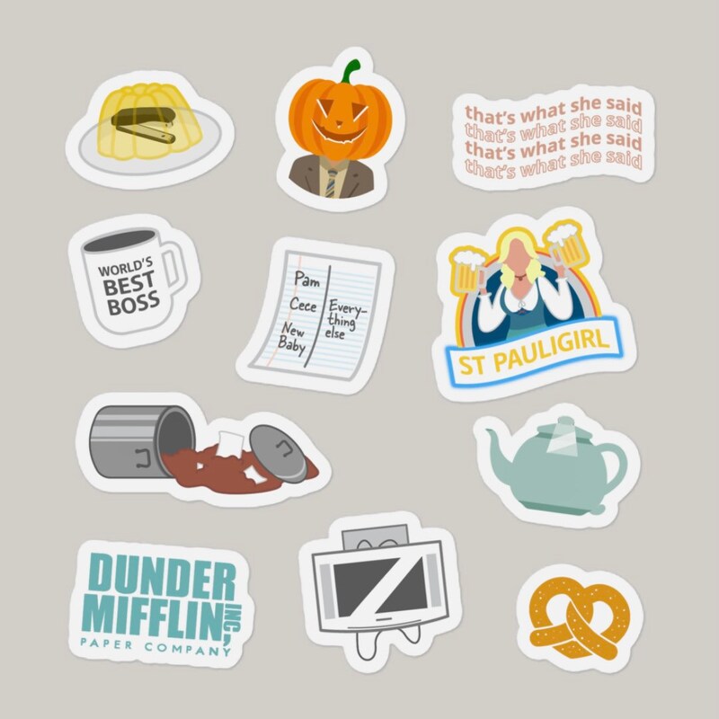 The Office Stickers - Etsy
