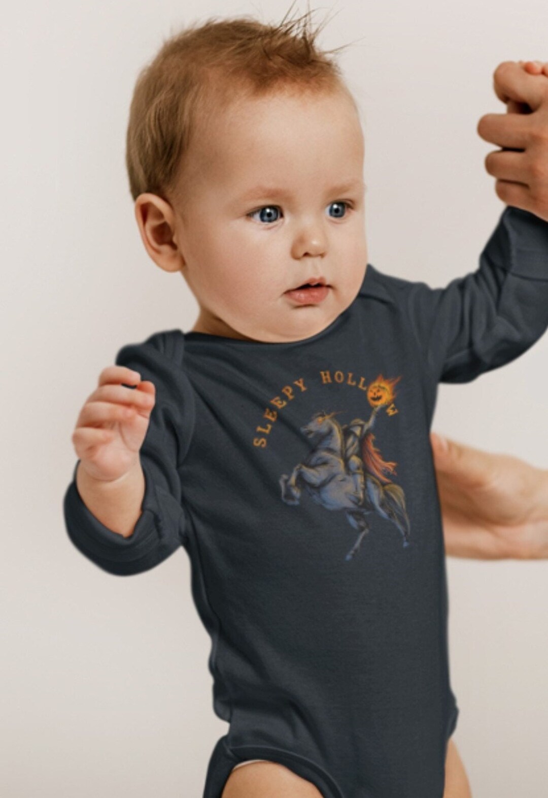 Sleepy Hollow Tarrytown Long Sleeve Baby Onesie | Headless Horseman ...