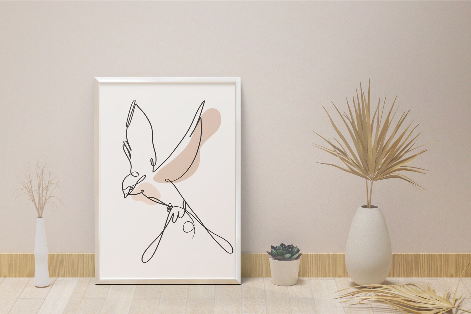 Bird One Line Art. One Line Drawing, Modern Line Art. Minimalist Line ...