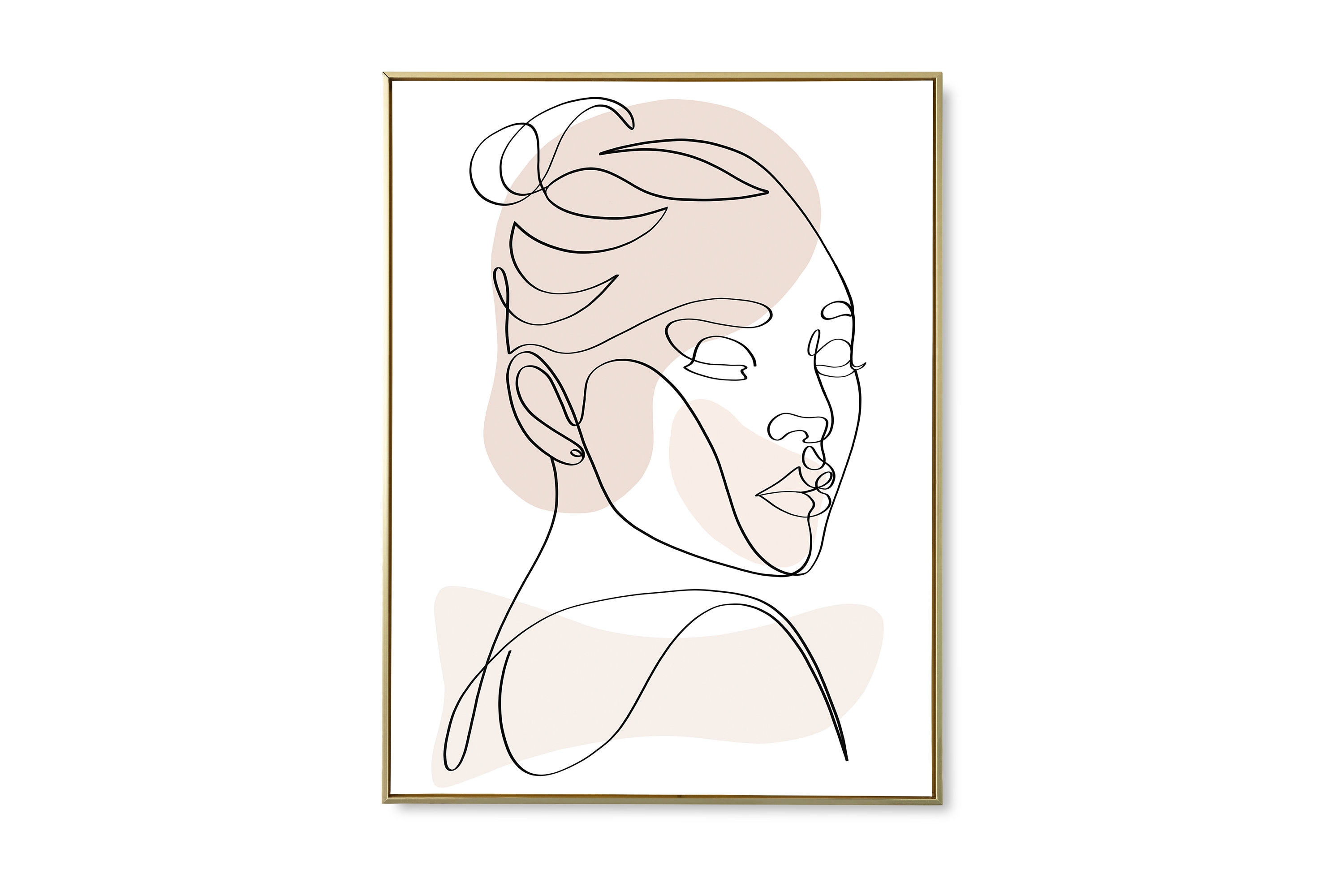 Pretty Woman One Line Art. One Line Drawing, Modern Line Art ...