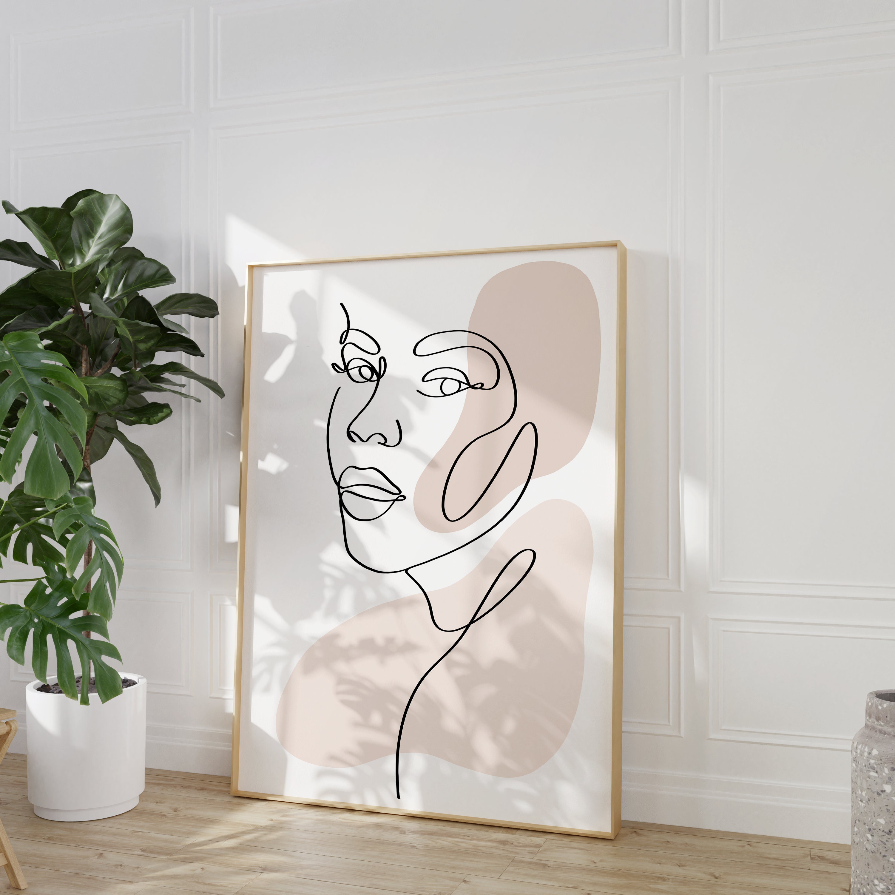 Woman One Line Art. One Line Drawing, Modern Line Art. Minimalist Line ...