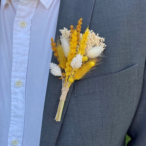yellow buttonhole