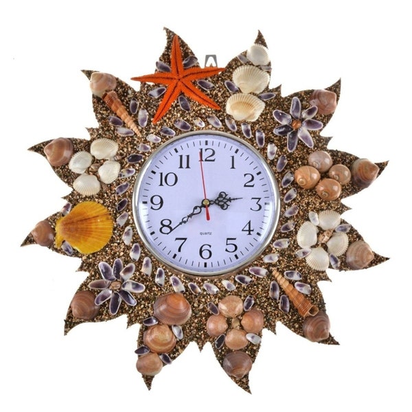 Seashell Wall Clock - Etsy