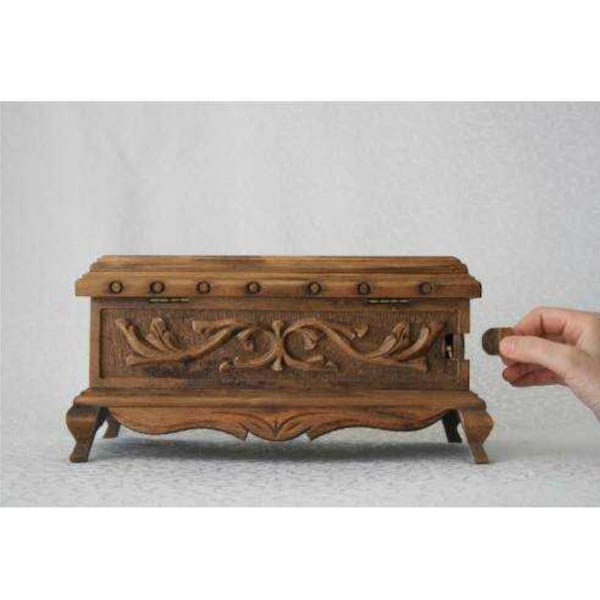 Secret Compartment Box - Etsy