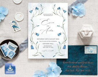 Blue Bell Printable - Etsy