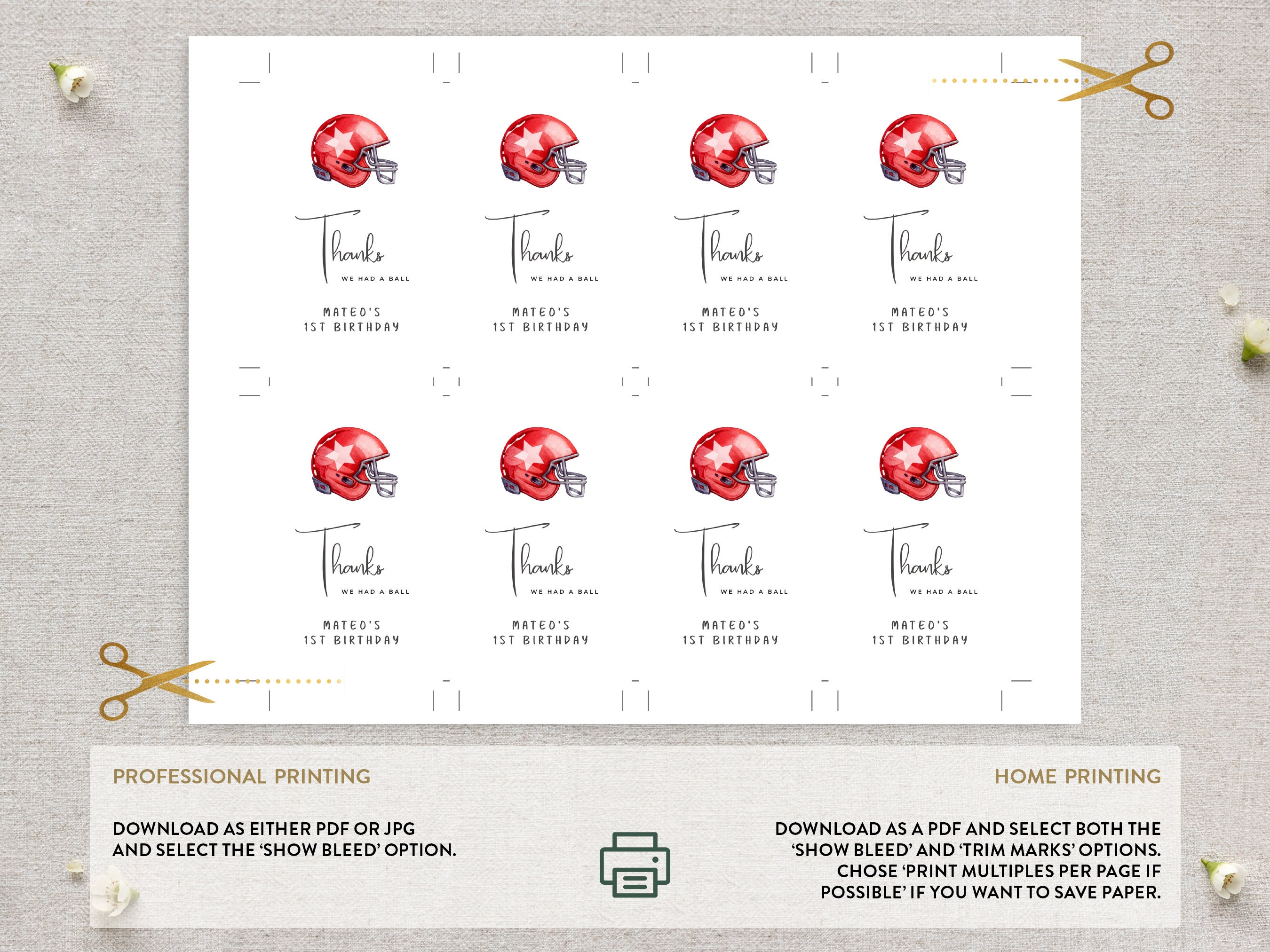 Rookie of the Year Thank You Card, Printable Thank You Card Template ...