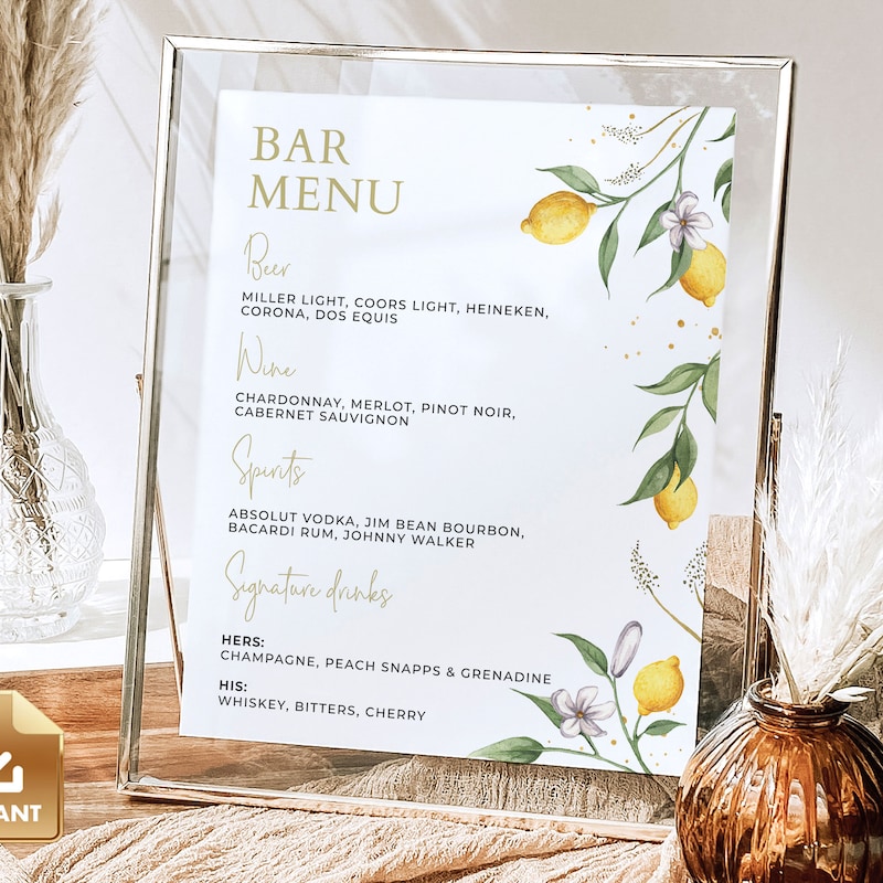 Watercolor Acrylic Bar Sign - Etsy UK