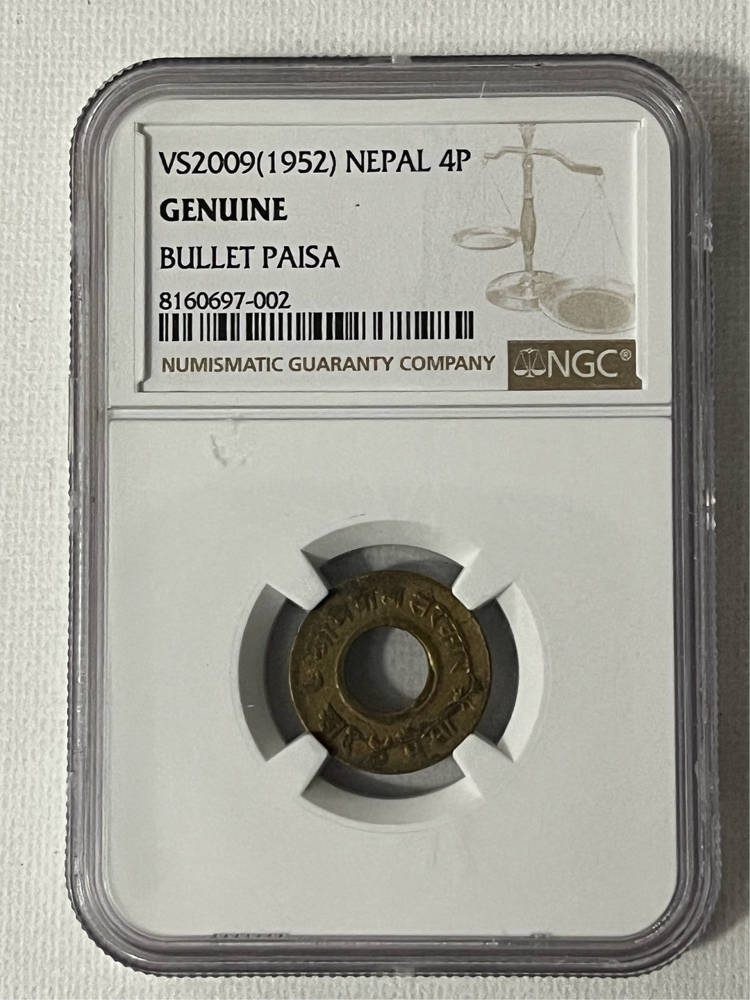 World War Two, Bullet Coin, WWII Coin, Recycled Bullet Coin, NGC ...