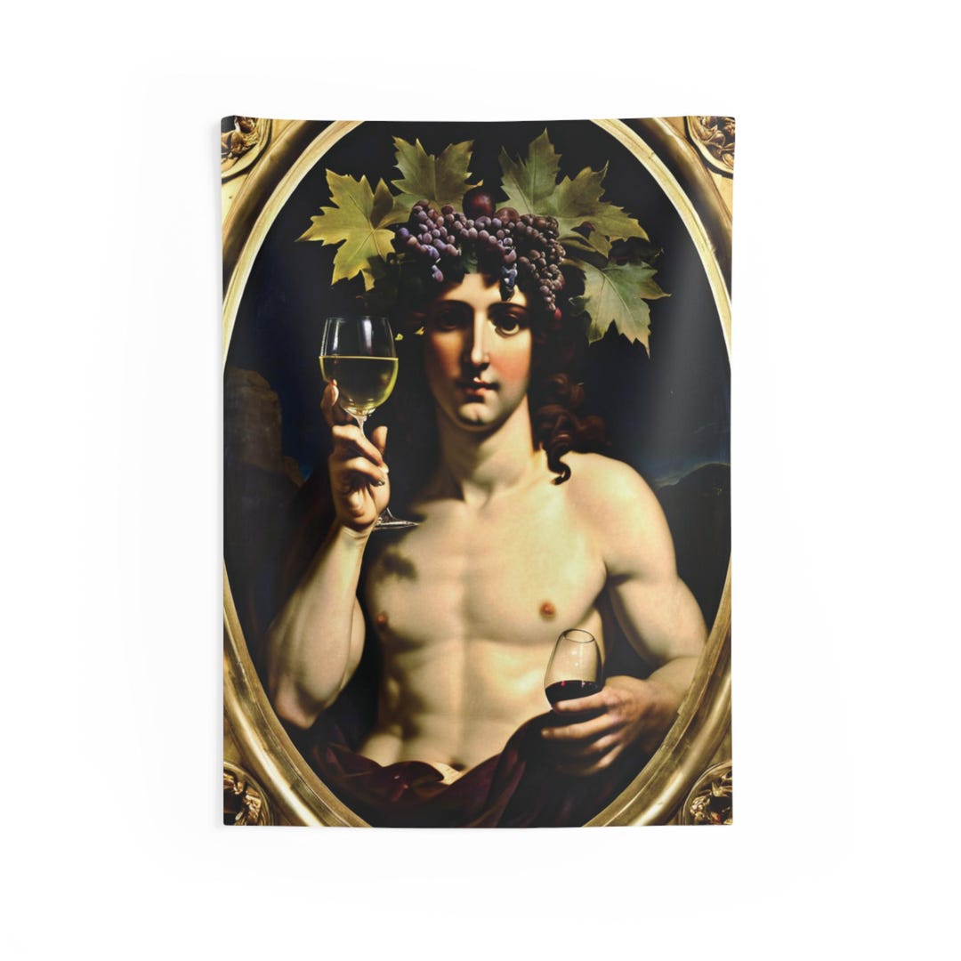 Bacchus, Dionysus, Mythology, Greek Myths, Tapestry, God of Wine, Liber ...