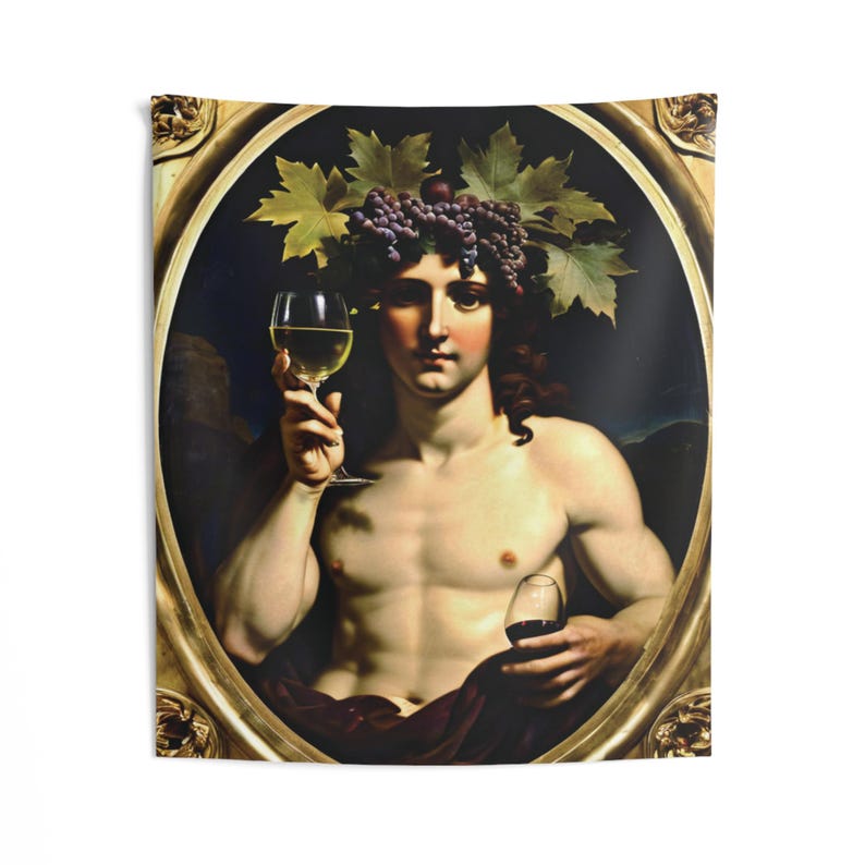 Bacchus, Dionysus, Mythology, Greek Myths, Tapestry, God of Wine, Liber ...