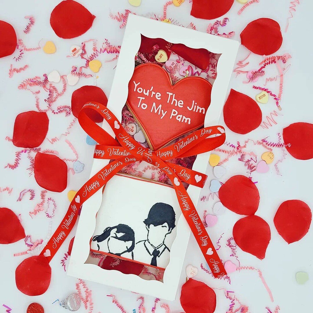 The Office Themed Valentine's Cookie Gift Box - Etsy