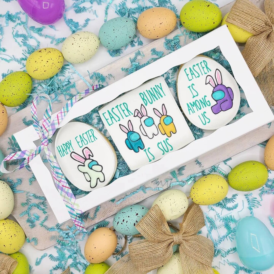Among Us Easter Cookie Gift Box - Etsy