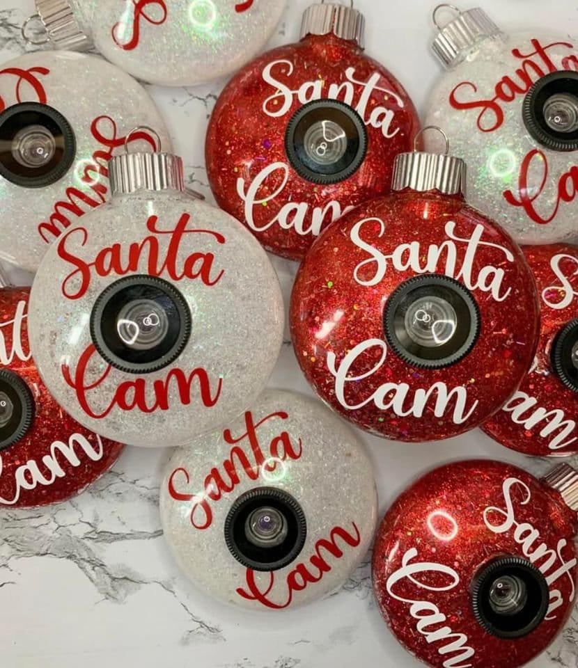 Santa Cam -4" Ornament W/ Santa Letter & Option for Personalization - Etsy