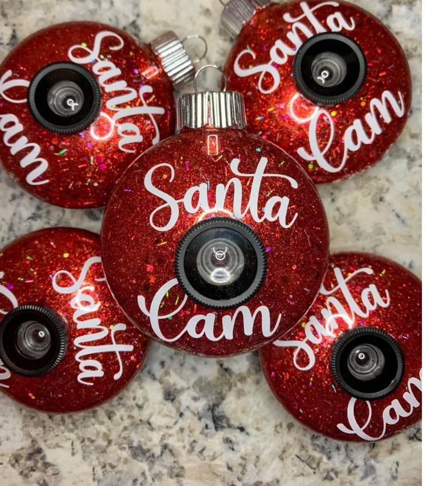 Santa Cam -4" Ornament W/ Santa Letter & Option for Personalization - Etsy