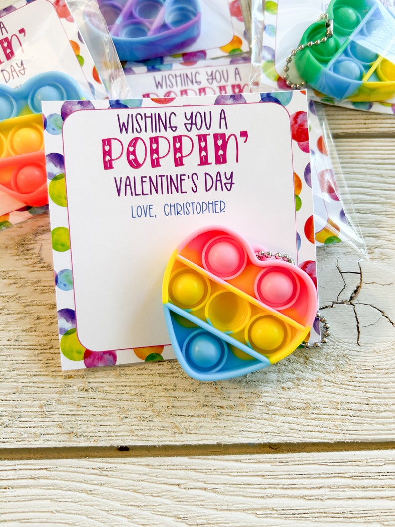 Personalized Classroom Valentines, Classroom Valentines Day Set, School ...