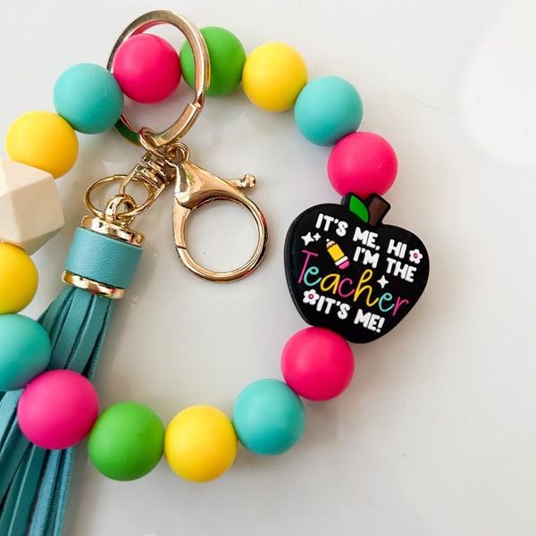 Teacher Keychain - Etsy