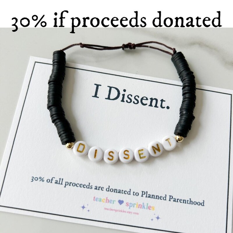Blue Dissent Bracelet - Etsy