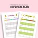 Printable Kid's Savings Log, Budget Tracker, Savings Goal Chart ...