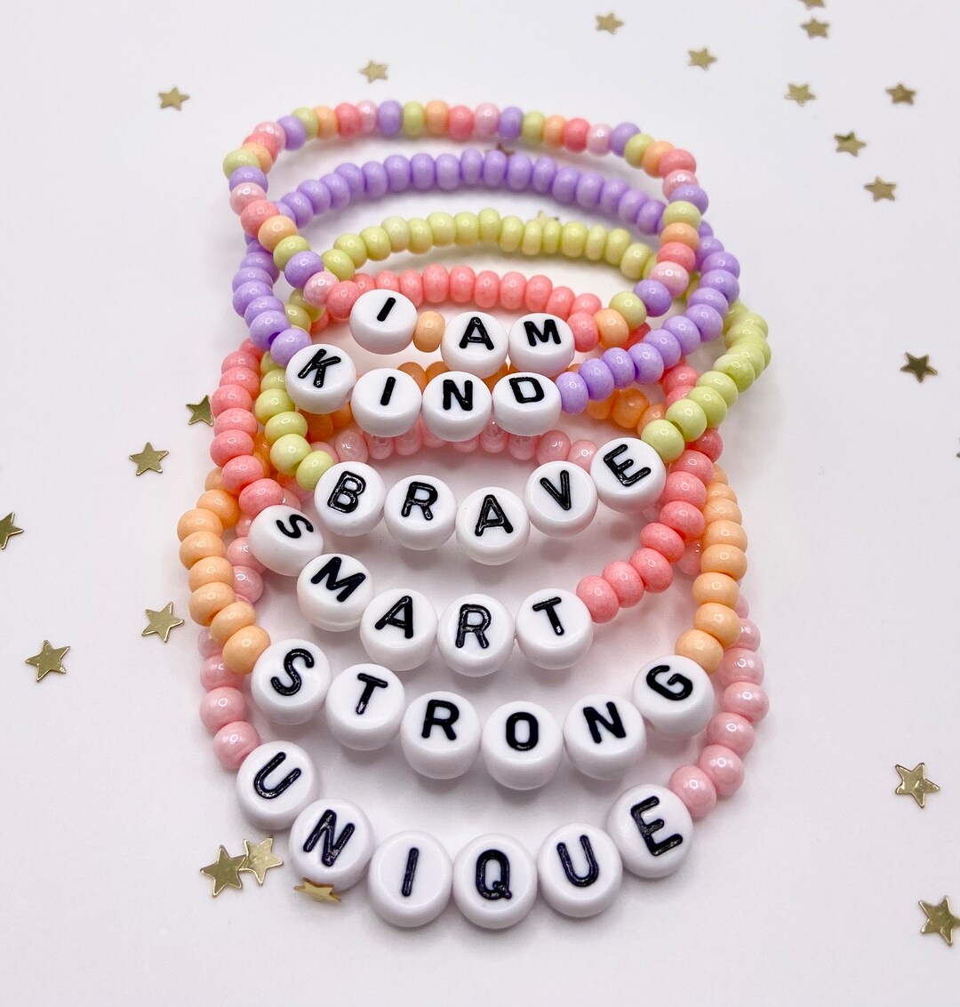 Girls Bracelets for Kids Jewelry Affirmation Inspirational Encouraging ...