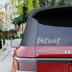 Patriot Cursive Decal, Conservative Decal, 1776, We the People ...