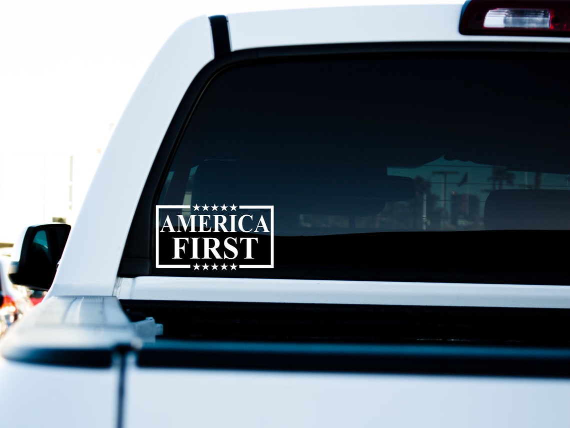 America First Decal, Conservative Decal, 1776, We the People, Made in ...