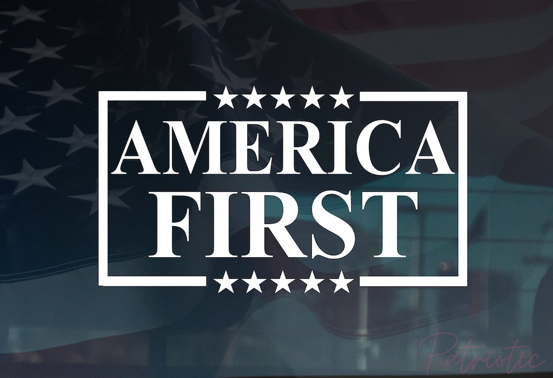 America First Decal, Conservative Decal, 1776, We the People, Made in ...