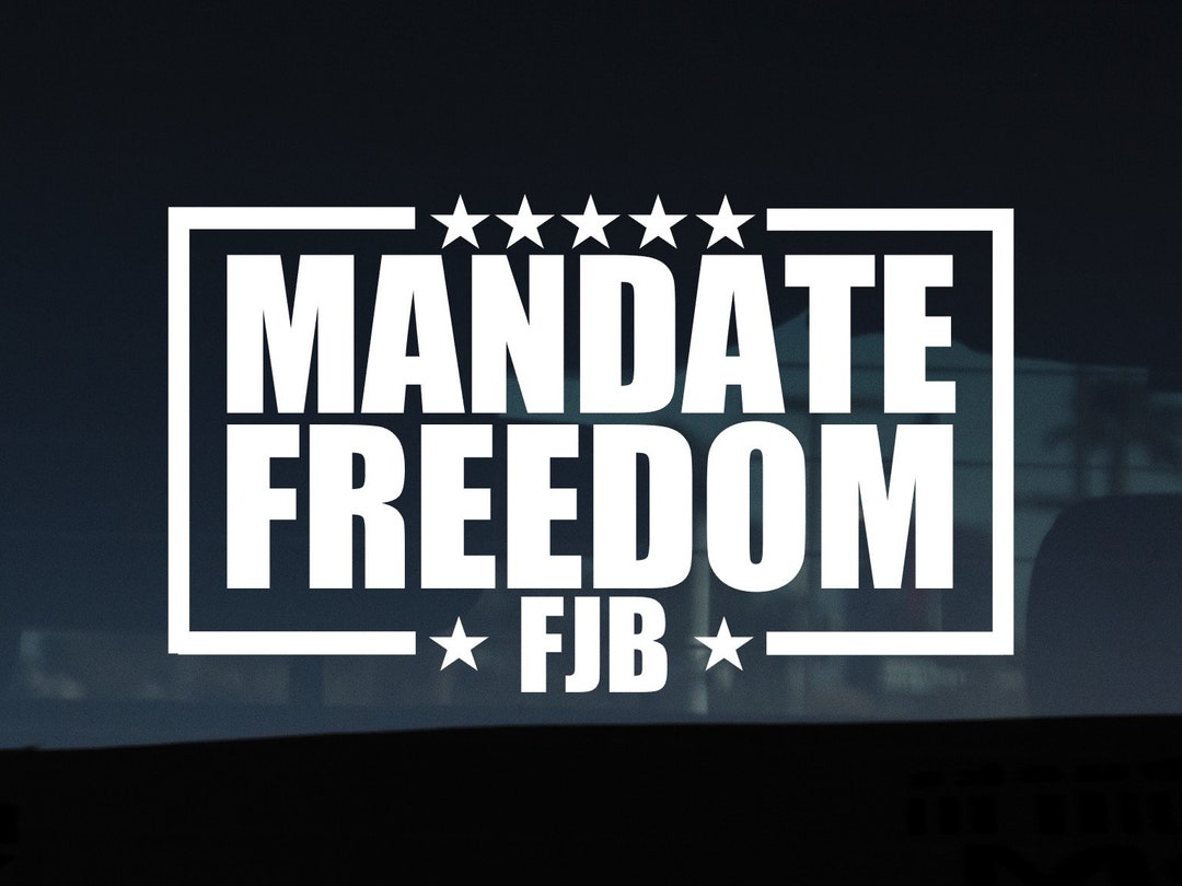 Fjb/mandate Freedom Decal, Freedom, Made in USA, 1776, Conservative ...