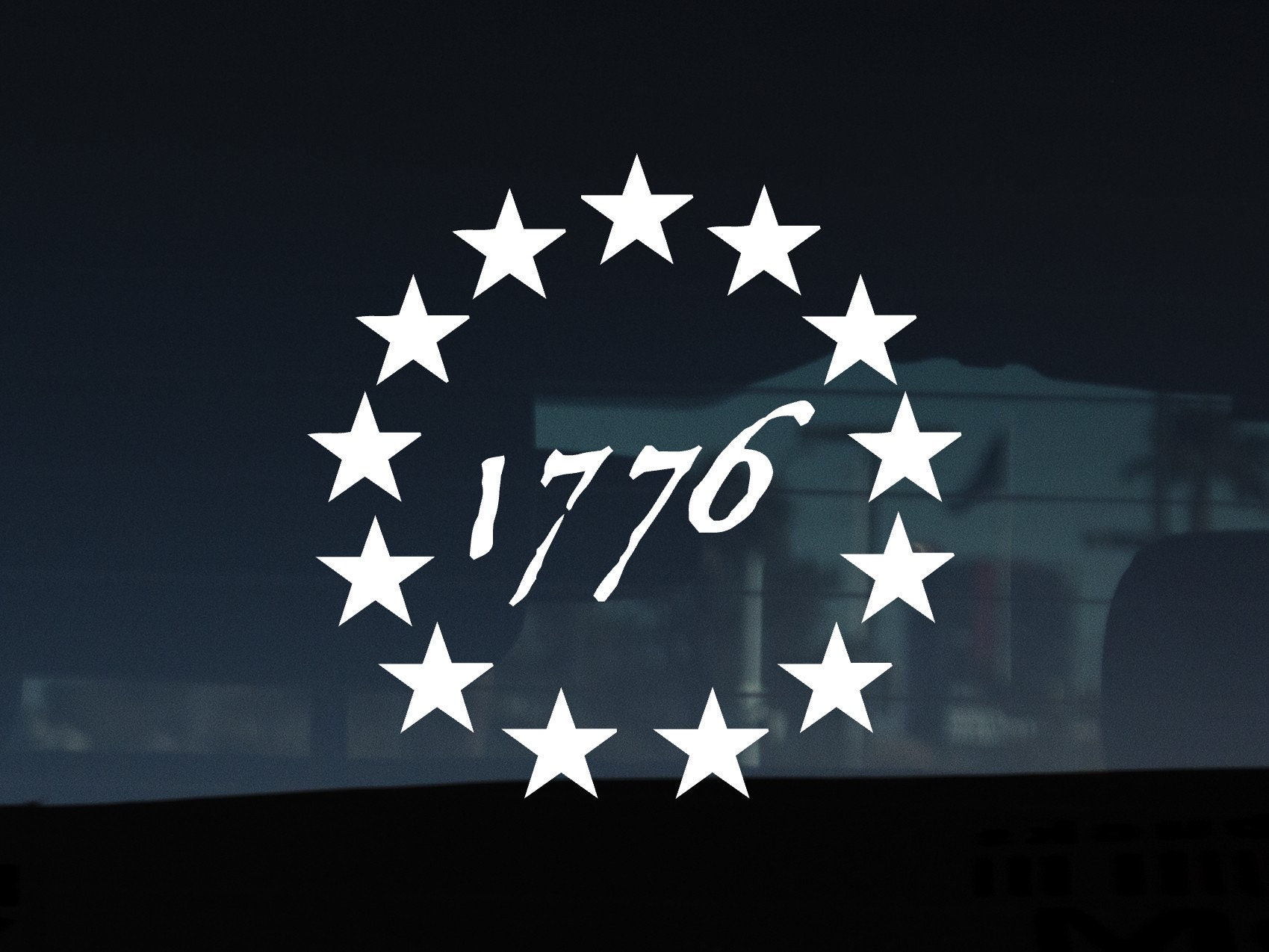 1776 Stars Decal We the People Patriotic Decal - Etsy