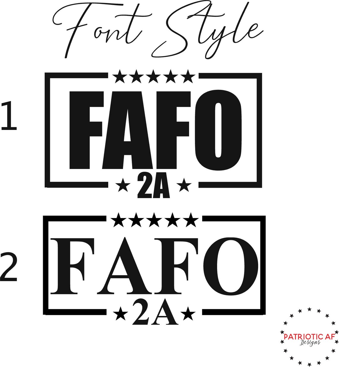 2A FAFO Decal 2A Conservative Republican Gifts Political - Etsy