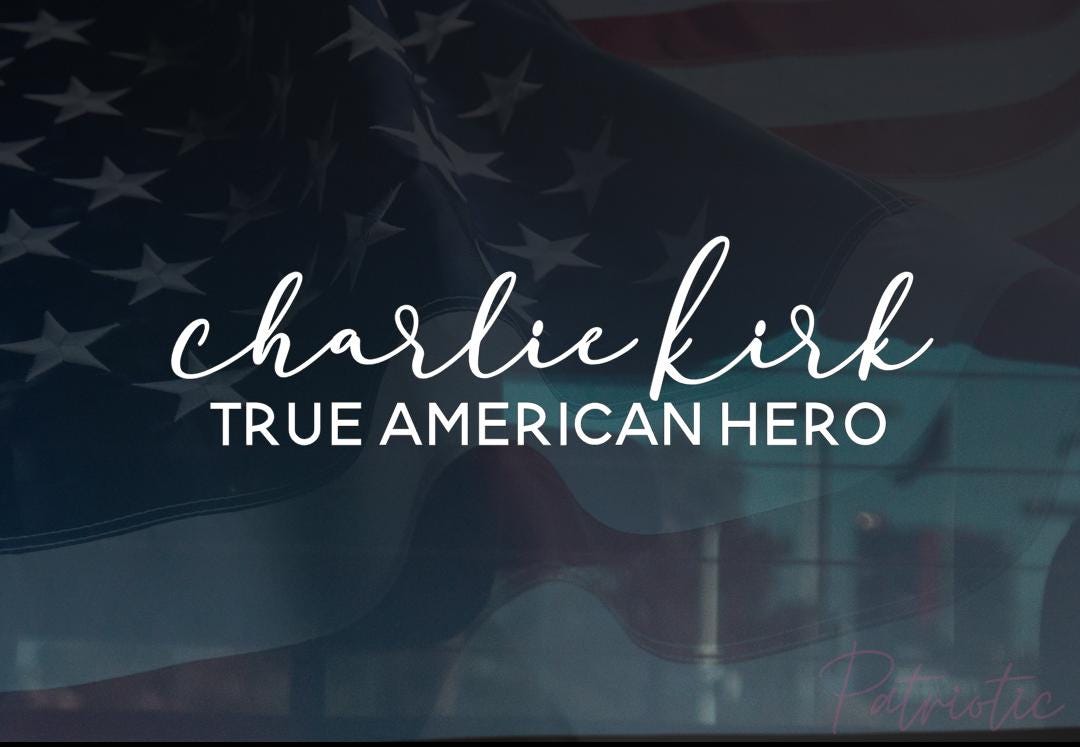 Charlie Kirk Decal, Charlie Kirk, Conservative Decal - Etsy