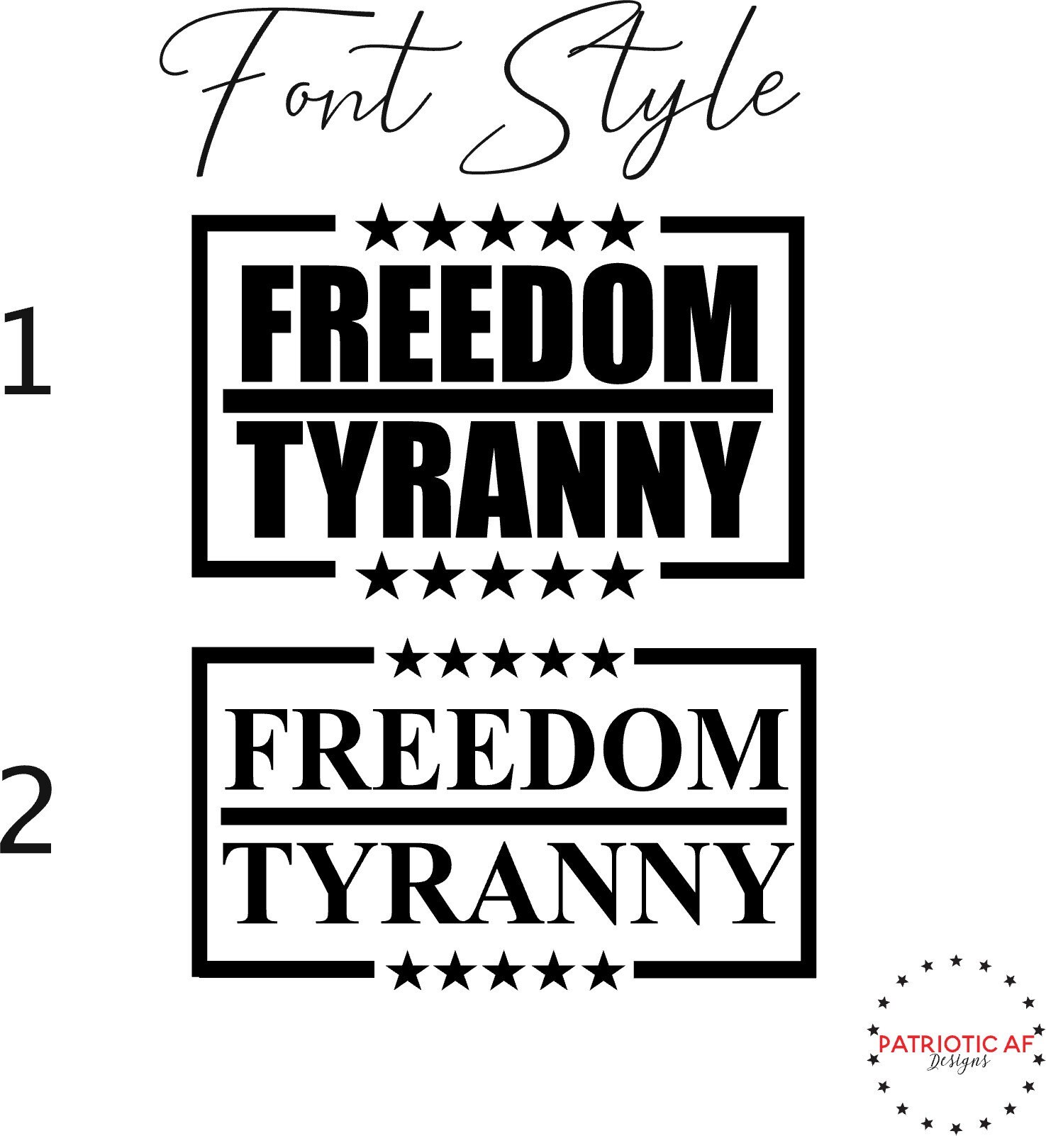 Freedom Over Tyranny Decal - Etsy