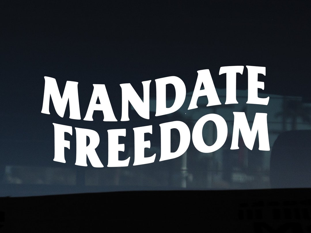 Mandate Freedom Wave Decal, Conservative Decal, Republican, Made in USA ...