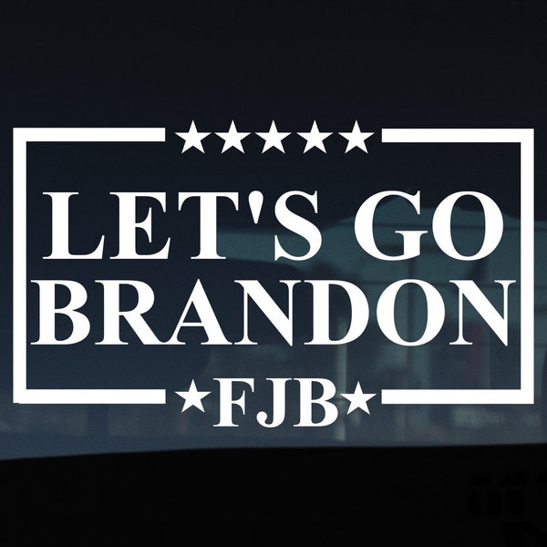 Lets Go Brandon Fjb Stickers - Etsy