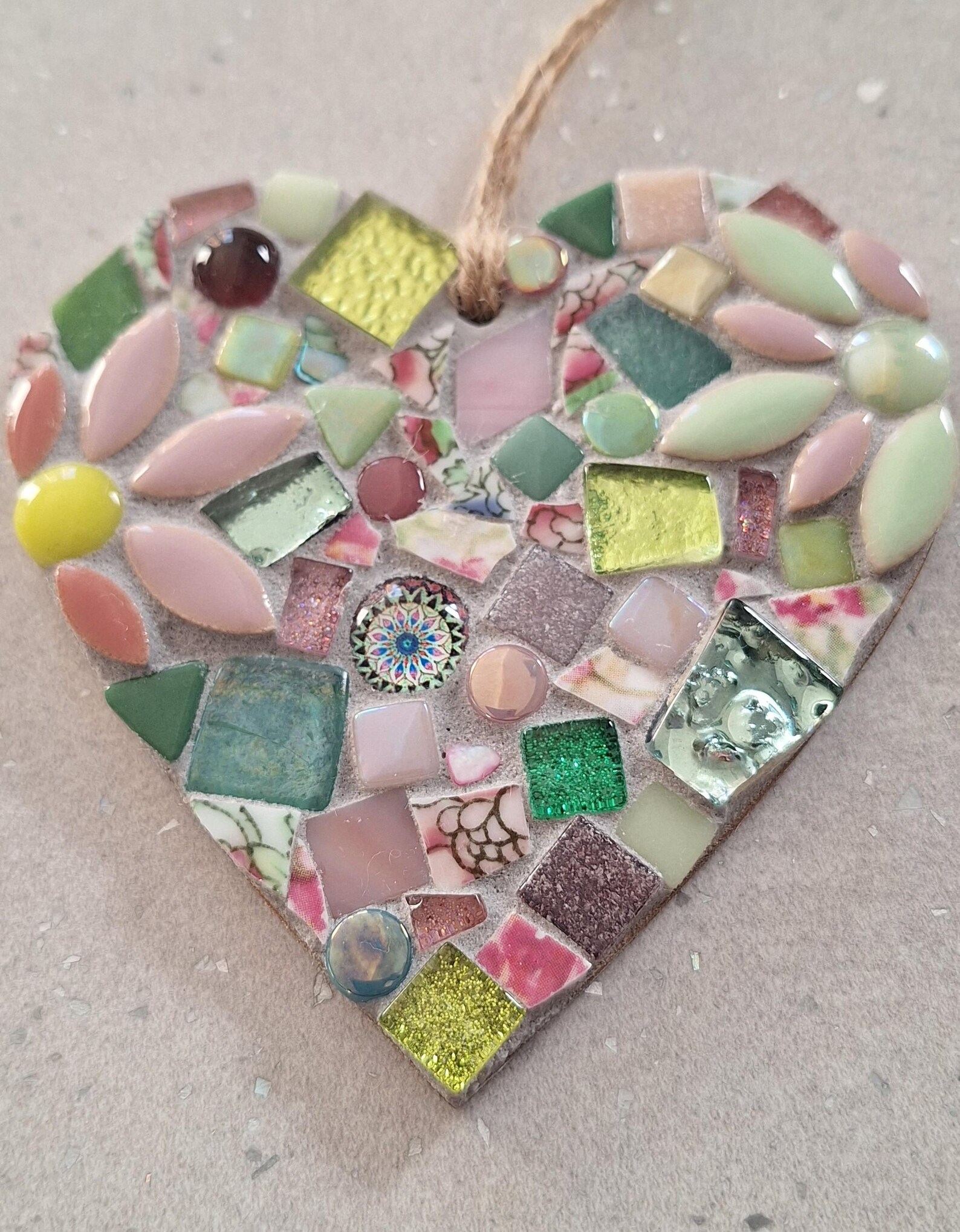 Heart Mosaic, Mixed Media Mosaic Art, Mother's Day Gift, Handmade ...