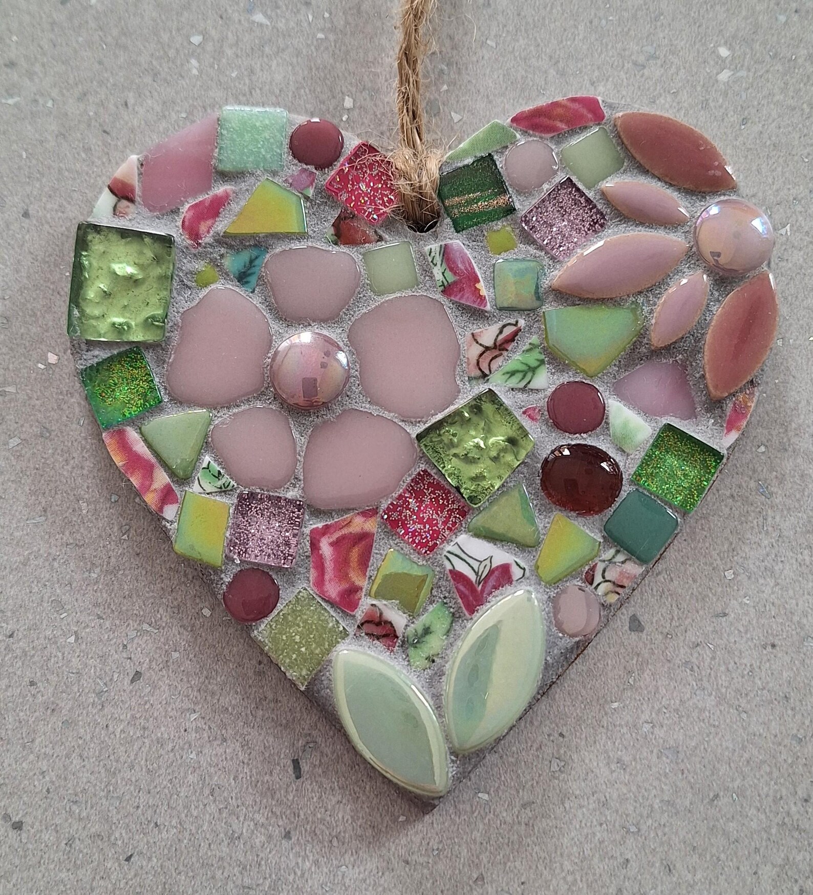 Heart Mosaic, Mixed Media Mosaic Art, Mother's Day Gift, Handmade ...