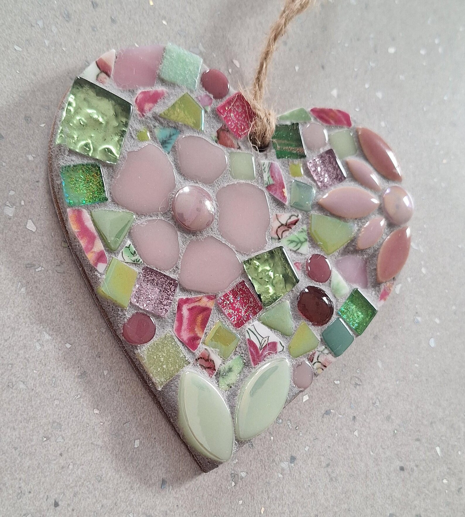 Heart Mosaic, Mixed Media Mosaic Art, Mother's Day Gift, Handmade ...