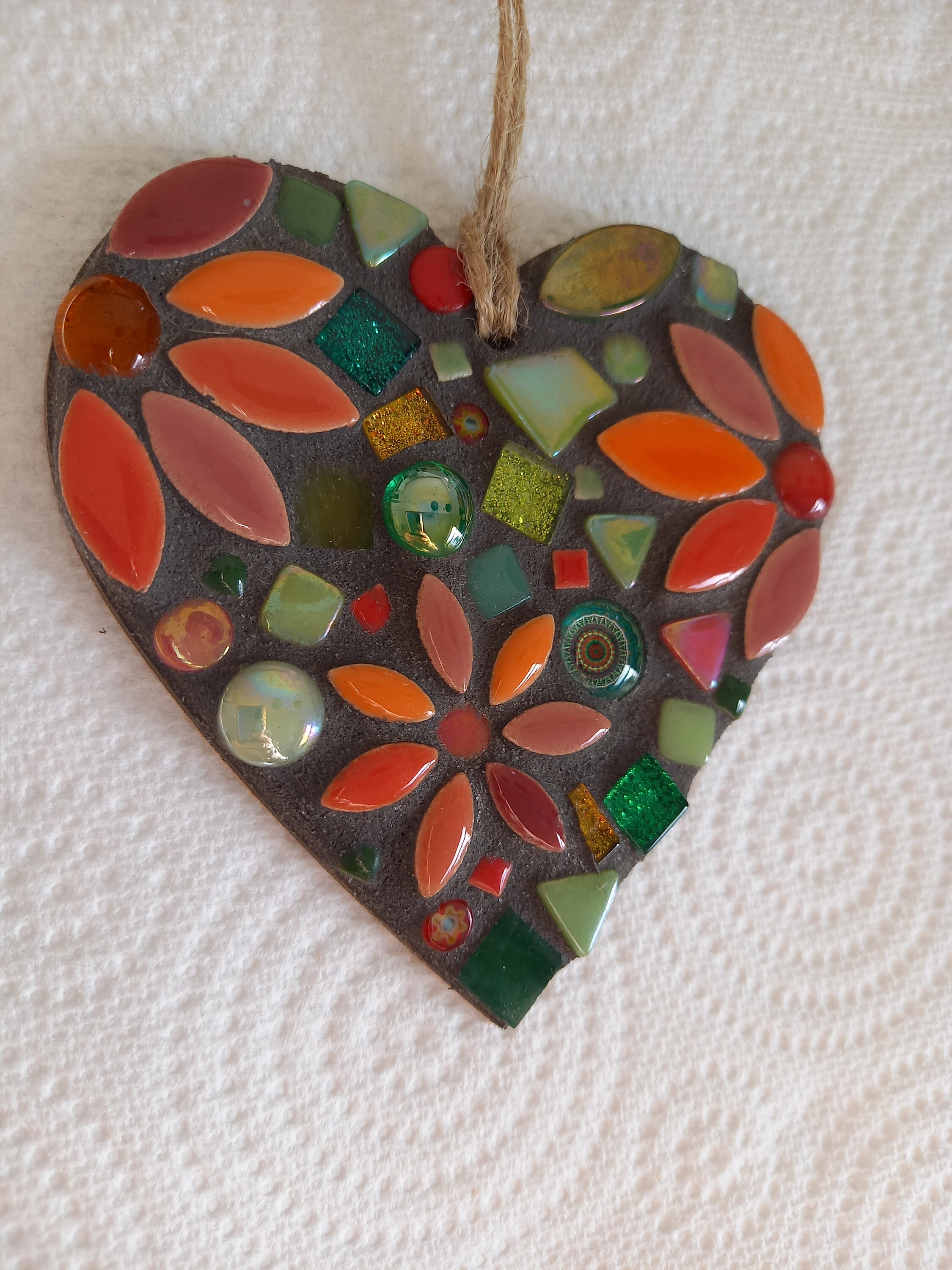 Heart Mosaic, Mixed Media Mosaic Art, Mother's Day Gift, Mosaic Art ...