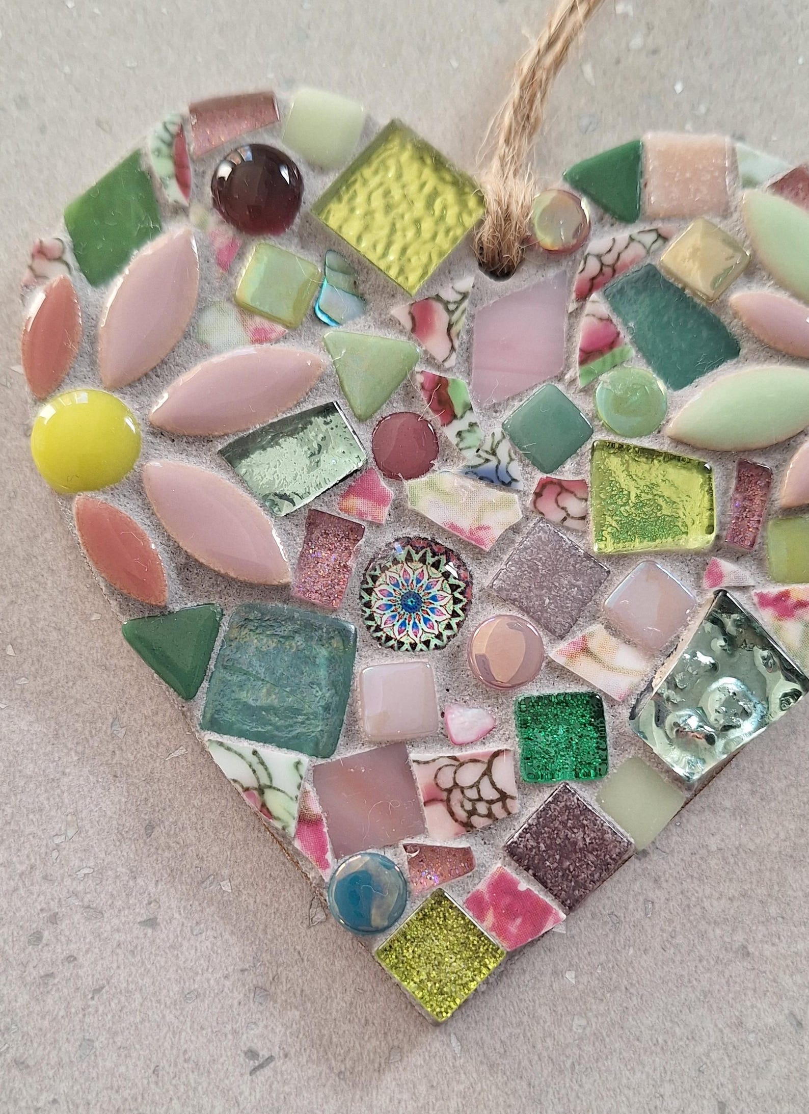 Heart Mosaic, Mixed Media Mosaic Art, Mother's Day Gift, Handmade ...