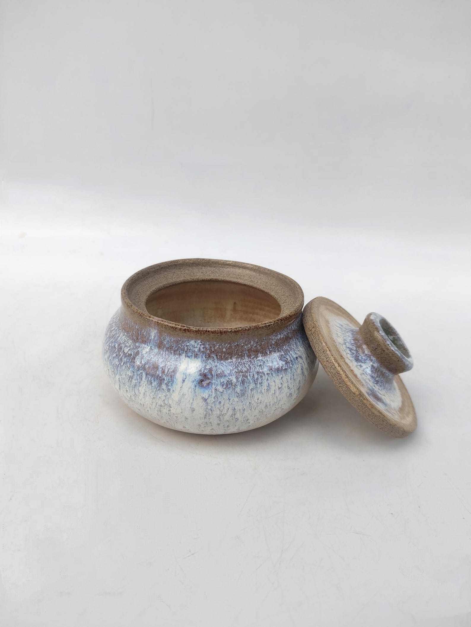 Lidded Jar,ceramic Large Jar With Lid, Honey Pot Jar, Sugar Container ...
