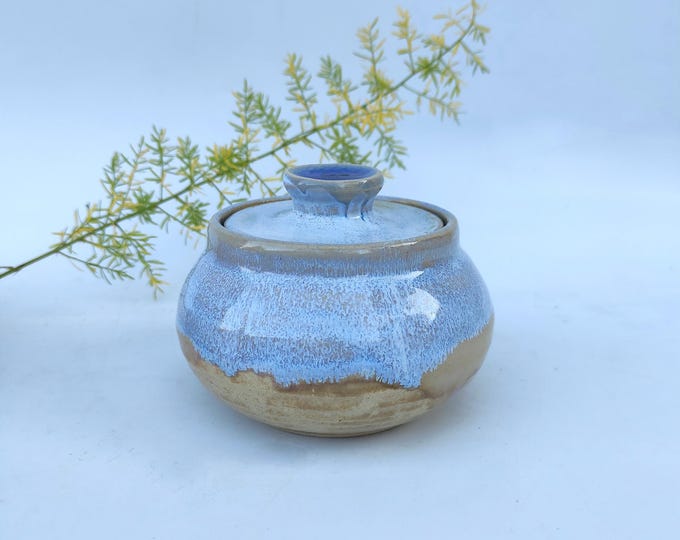 Lidded Jar,ceramic Large Jar With Lid, Honey Pot Jar, Sugar Container ...