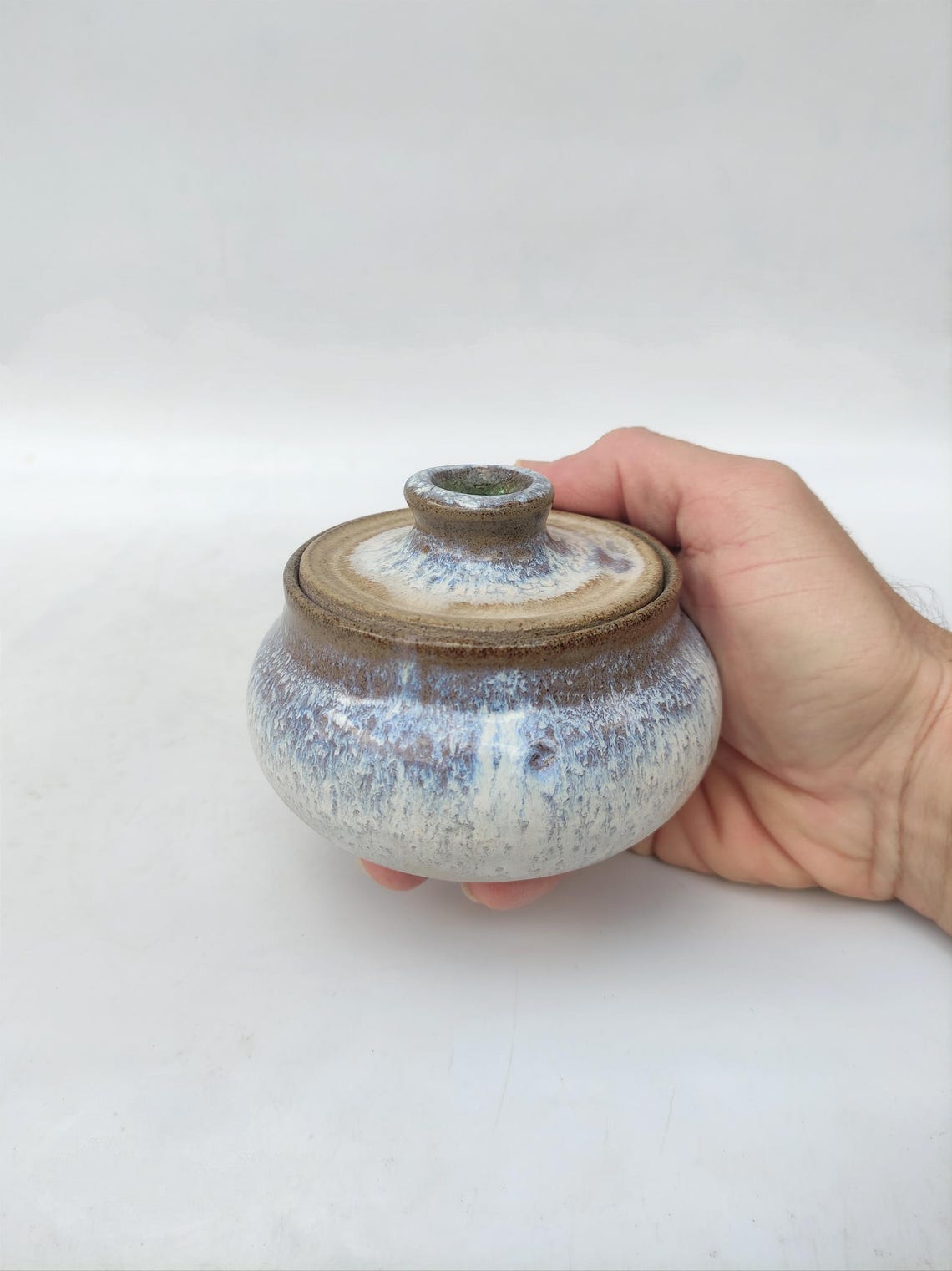 Lidded Jar,ceramic Large Jar With Lid, Honey Pot Jar, Sugar Container ...