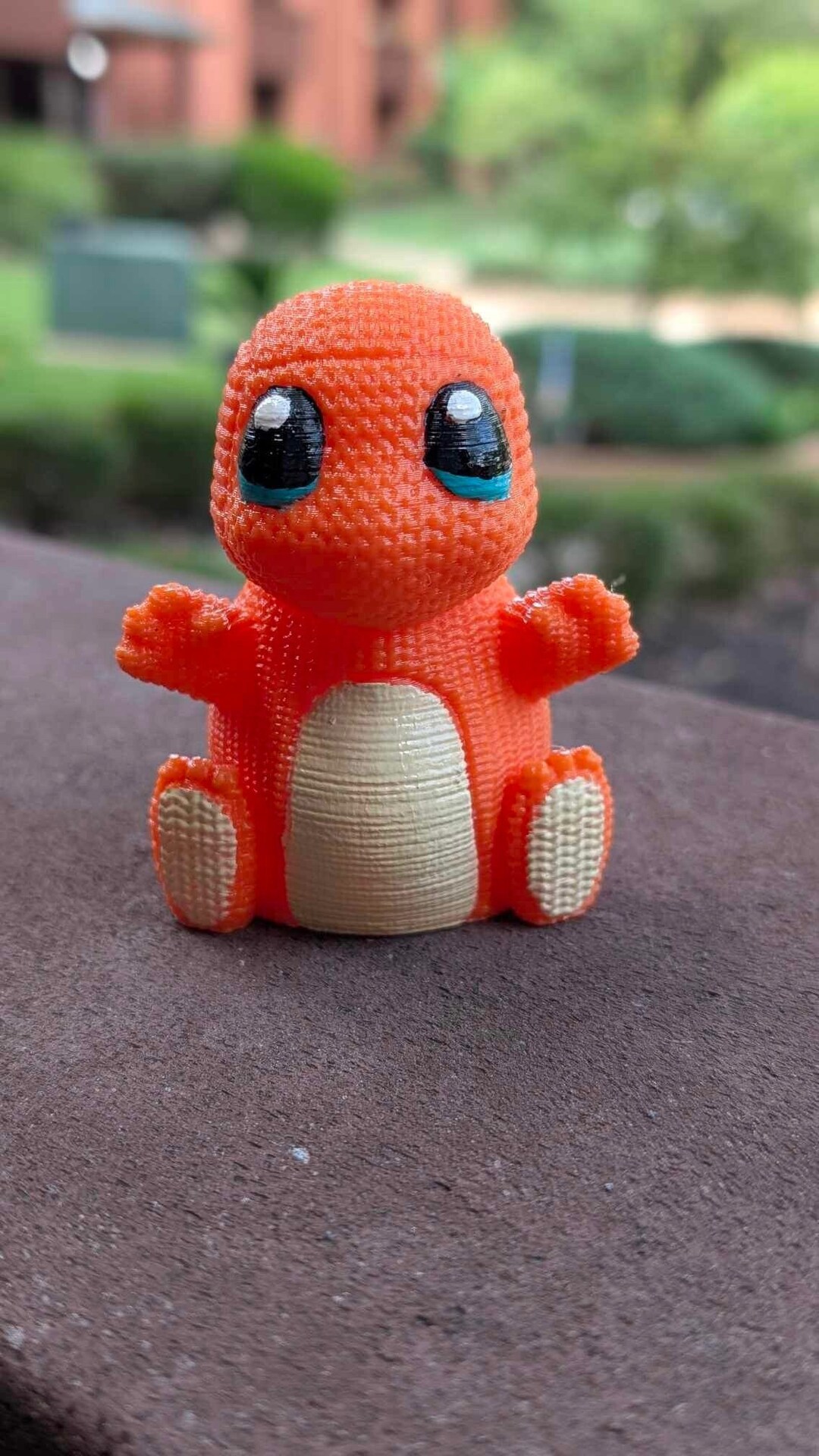 3D Printed Charmander / Knitted Pokemon / Hand Painted Fire Starter - Etsy