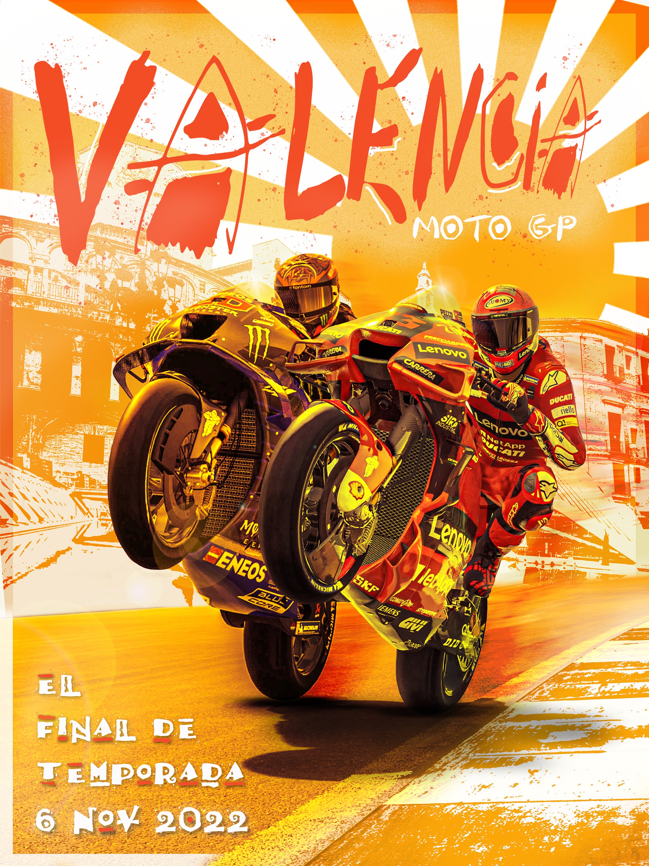 Valencia Grand Prix 2022 Moto GP Poster / Moto GP Print / - Etsy