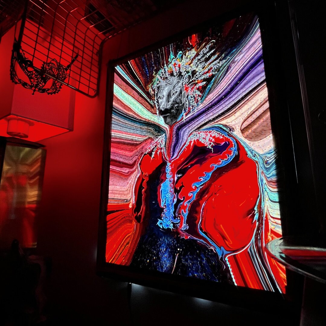 Luminous Contemporary Artistry: Handcrafted Glowing Pictures of Imp ...